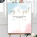 Watercolor Gender Voting Poster Template Printable Gender - Etsy