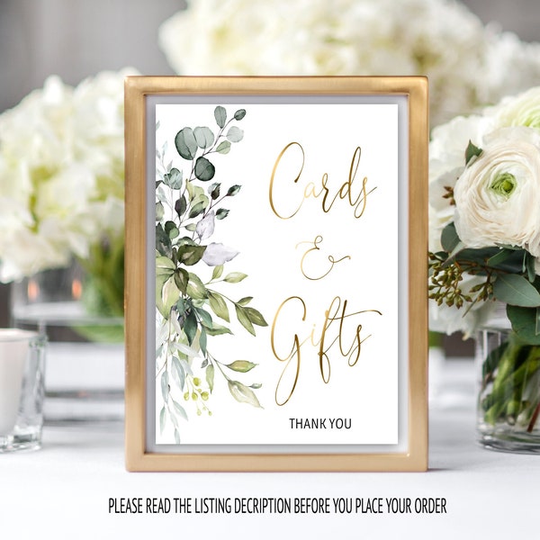 Gifts Table Sign - 60+ Gift Ideas for 2024