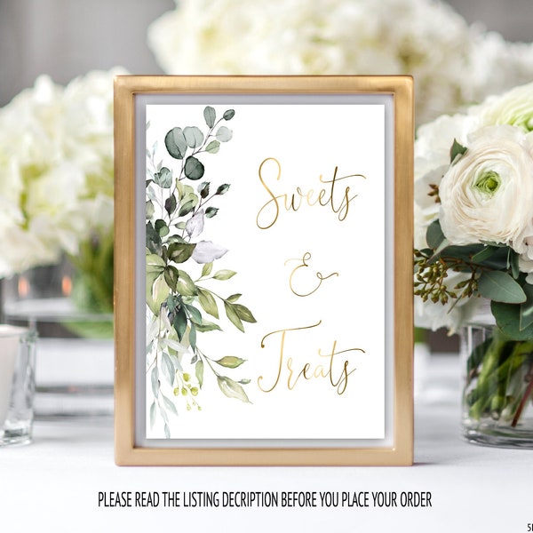 Sweets Table Sign - Etsy