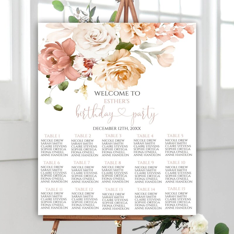 Birthday Chart - Etsy