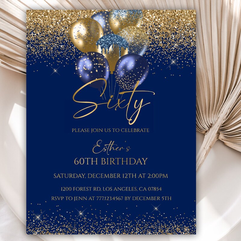 Confetti Invitation - Etsy
