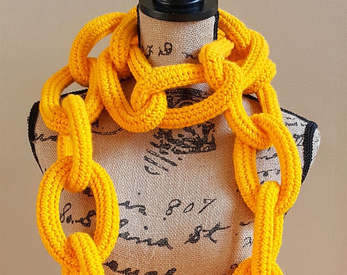 Gold Chain Scarf - Etsy