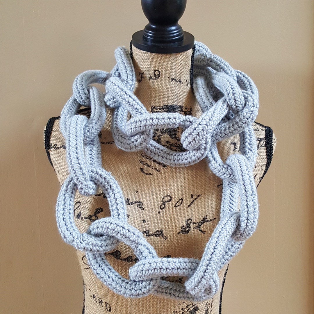 Silver Chain Scarf - Etsy
