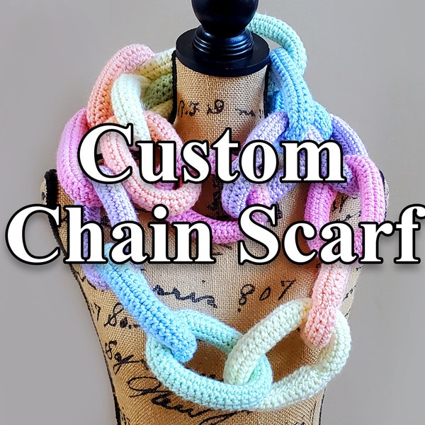Crochet Chain Scarf - Etsy