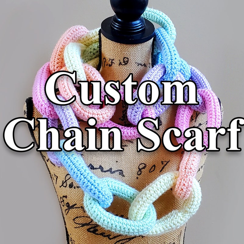 Crochet Chain Scarf - Etsy