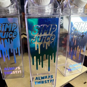 Simp Juice 500ml Milk Carton Water Bottle + FREE SHIPPING // Cute ...