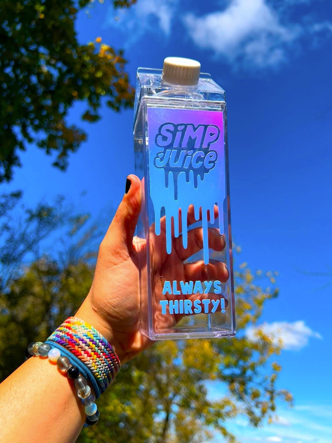 Simp Juice 500ml Milk Carton Water Bottle + FREE SHIPPING // Cute ...