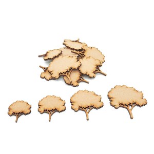 Wooden MDF Tree Craft Blank Shape, Halloween Decoration, Family Tree ...