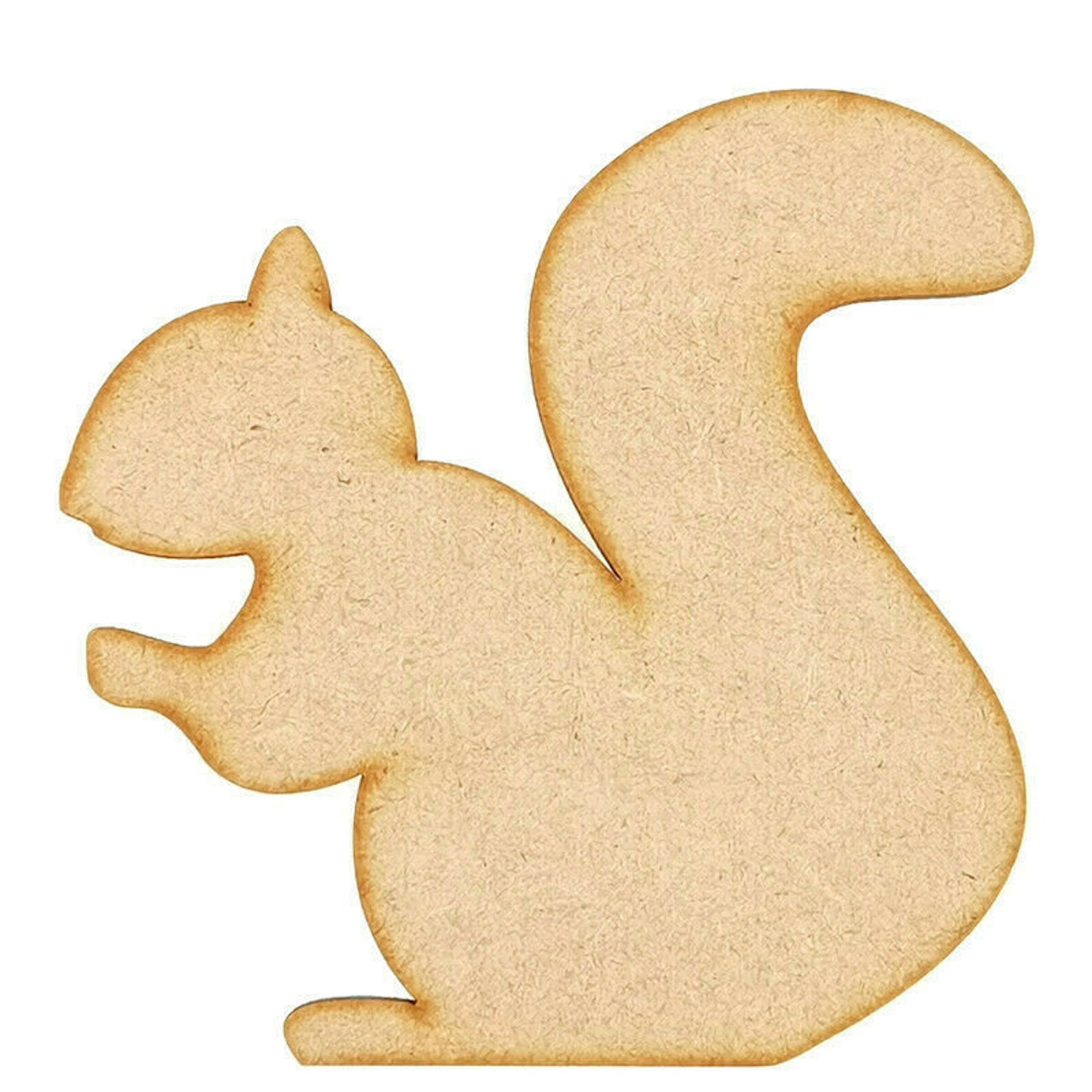 Squirrel MDF Craft Shapes Wooden Blank Forest Wildlife Decoration ...