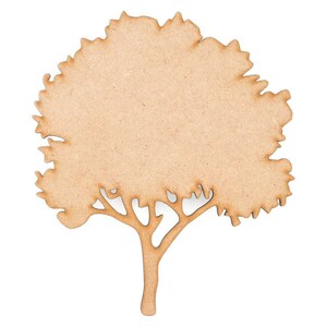 Wooden MDF Tree Craft Blank Shape, Halloween Decoration, Family Tree ...