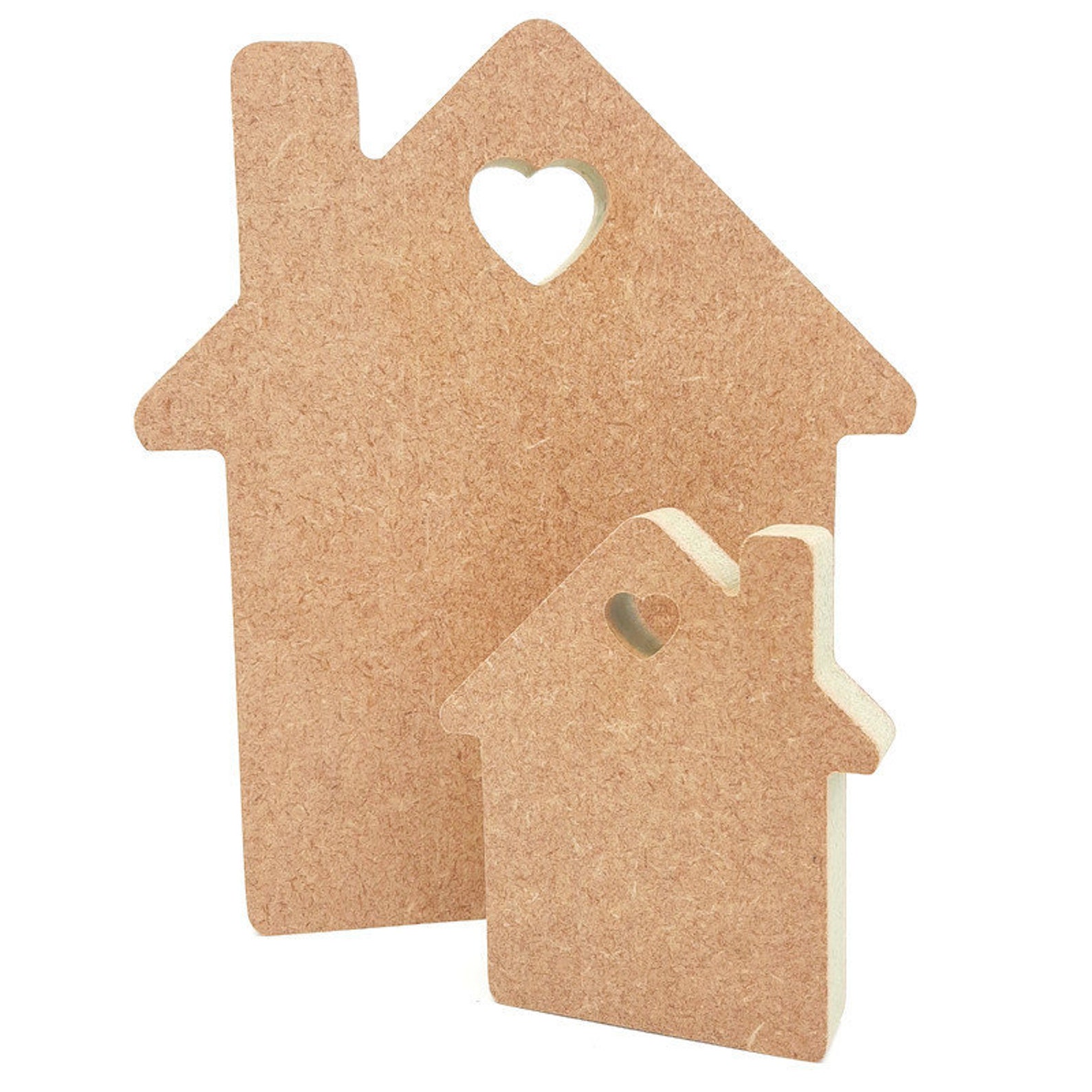 Freestanding New Home House Wooden MDF Blank Shape Unpainted - Etsy UK