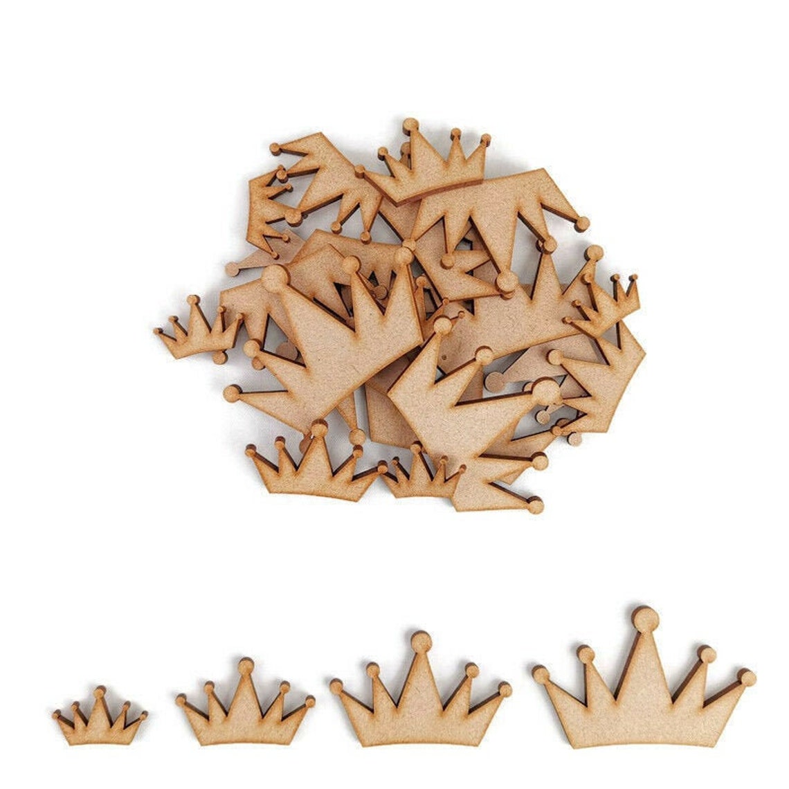 Krone MDF Handwerk Formen Holz leere Dekoration Verschönerung - Etsy.de