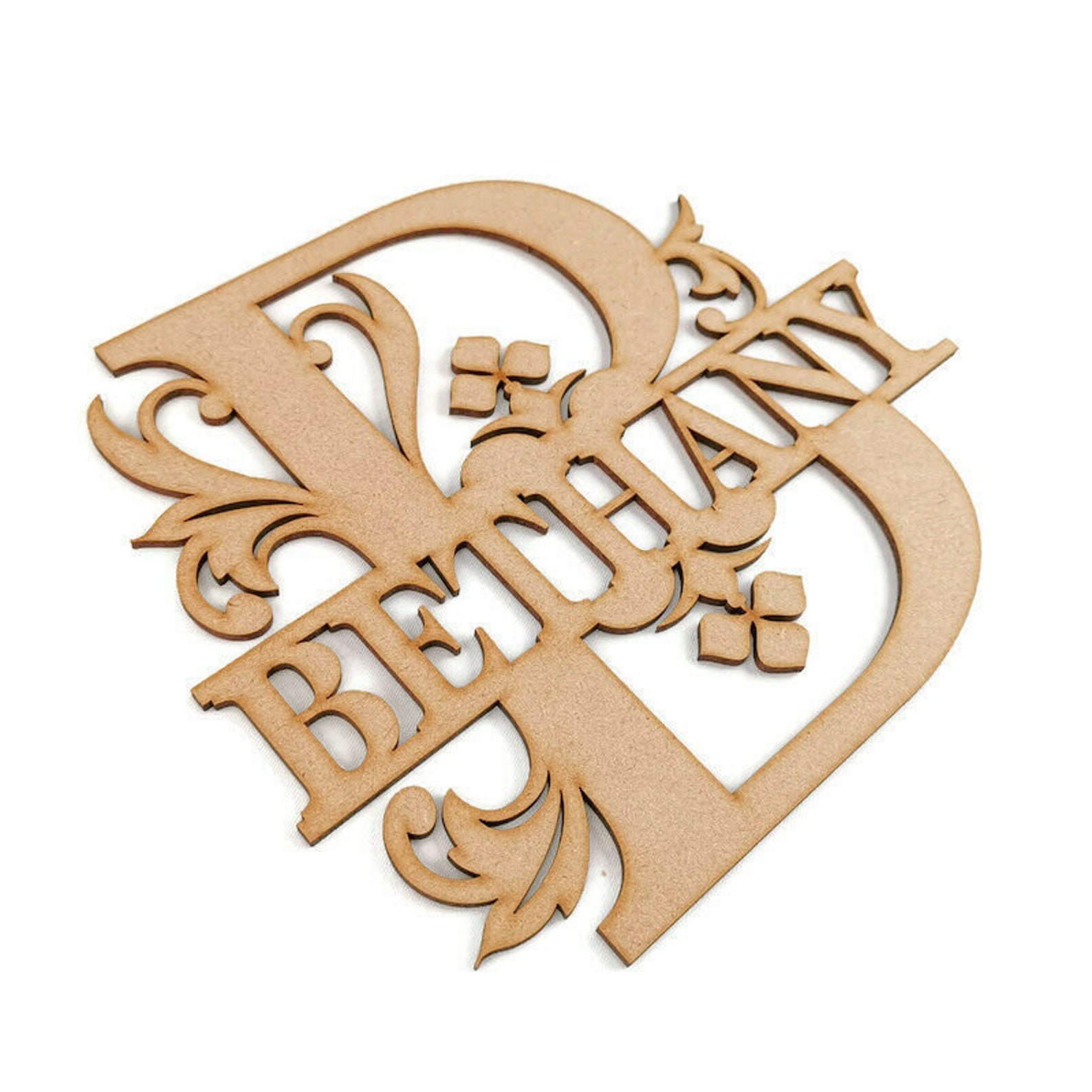 Personalised Wooden MDF Monogram Letters Craft Blank Shape | Etsy