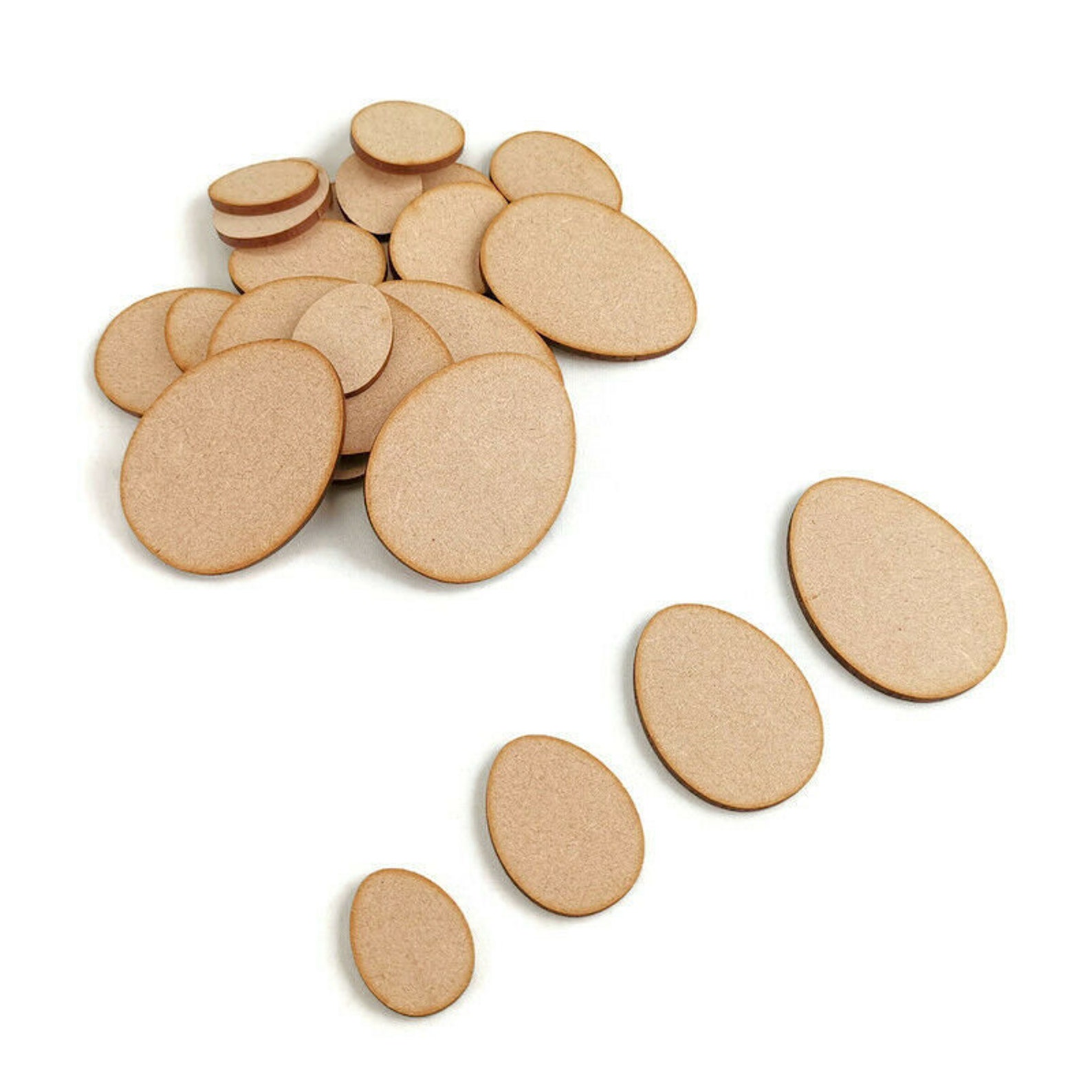 Easter Egg MDF Craft Shapes Wooden Blank Tags Decoration Embellishment ...