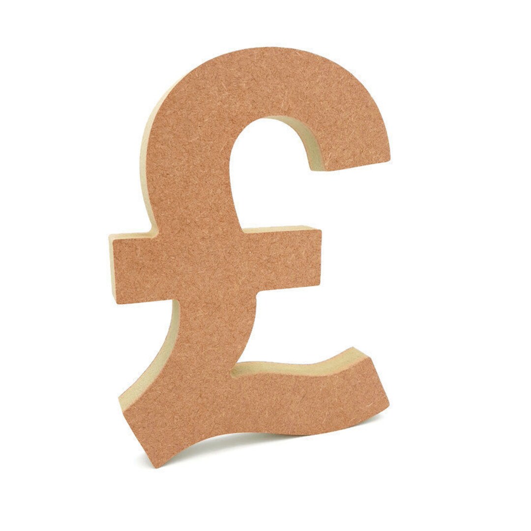 Freestanding Pound Sign Wooden MDF Blank Shape, Unpainted, 18mm Thick ...