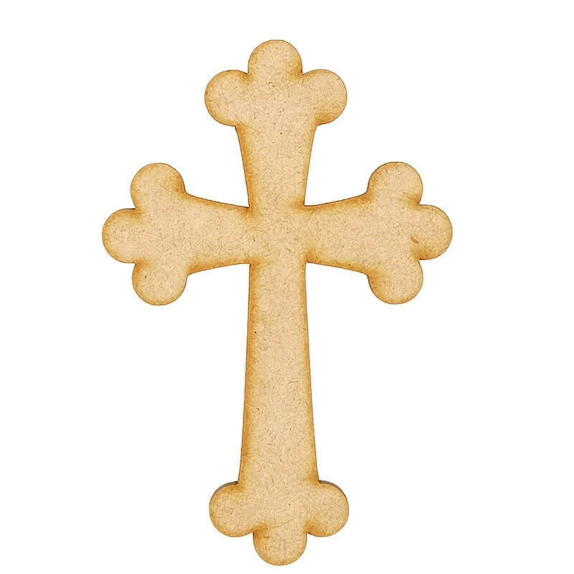 Cross With Rounded Ends MDF Craft Shapes Wooden Blank - Etsy