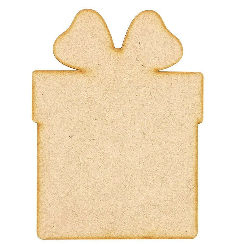 Present MDF Craft Shapes Wooden Blank Gift Wedding Decoration - Etsy UK