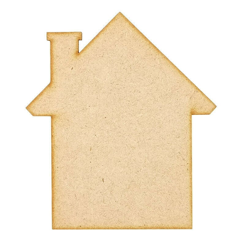 House MDF Craft Shapes Wooden Blank Gift Tags Decoration | Etsy UK
