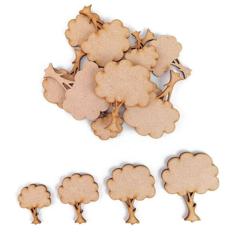 Family Tree MDF Craft Shapes Wooden Blank Gift Tags Decoration | Etsy UK