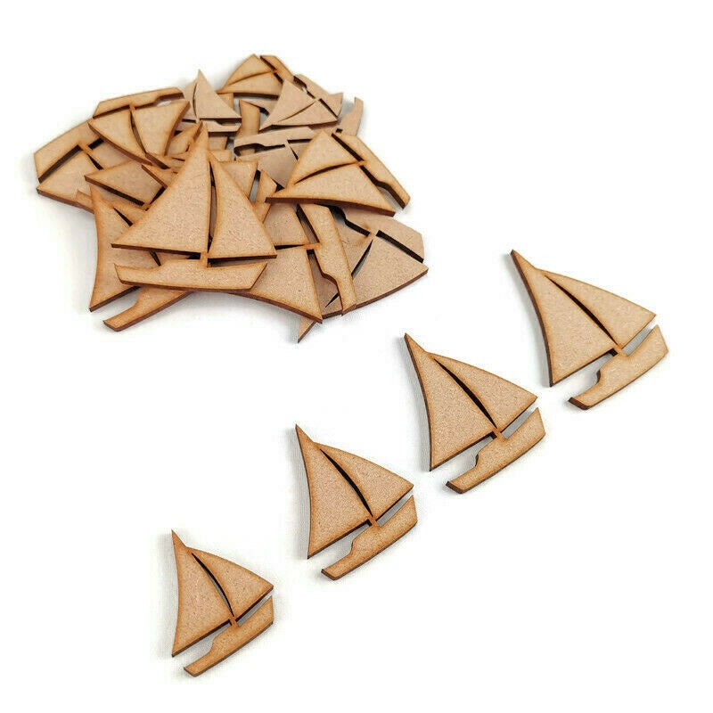 Ship Yacht MDF Craft Shapes Wooden Blank Decoration - Etsy UK