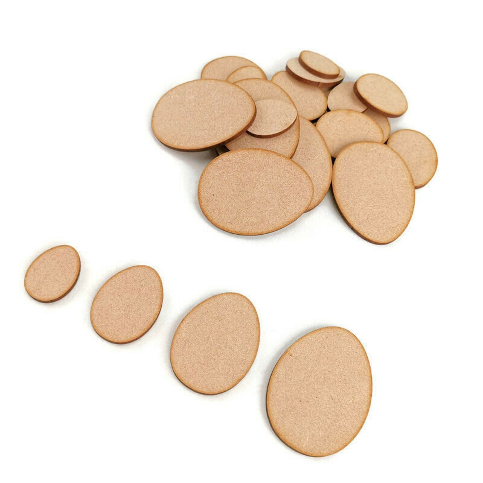 Easter Egg MDF Craft Shapes Wooden Blank Tags Decoration Embellishment ...
