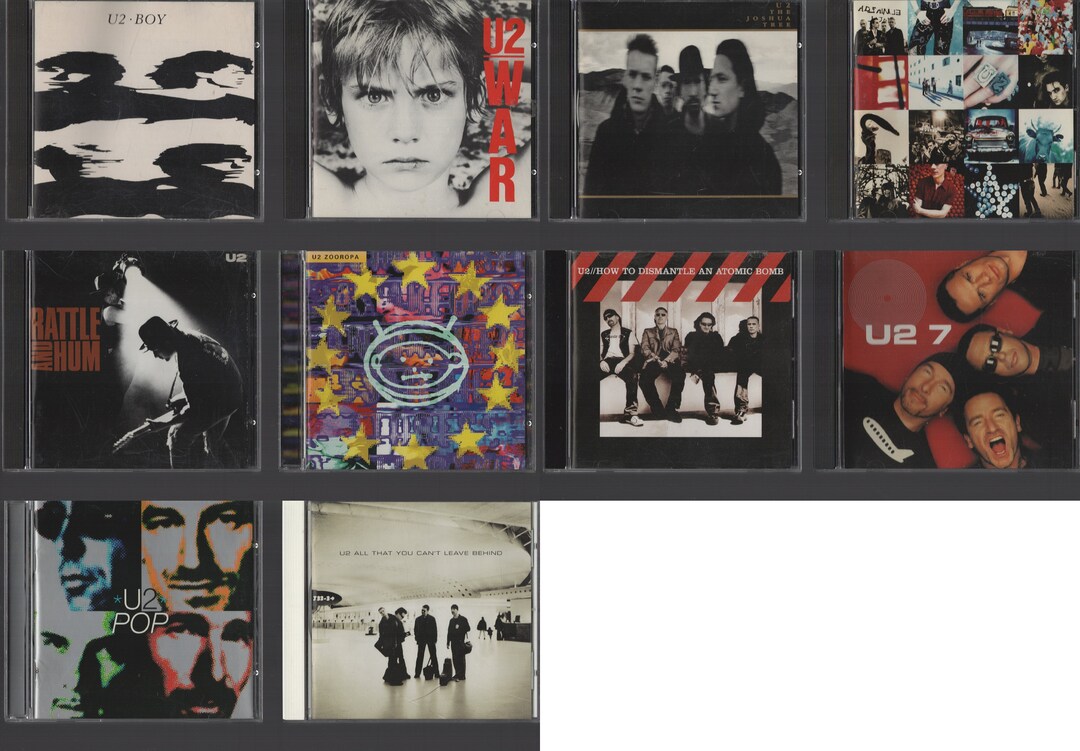 U2 / Lot of 10 / CD / Boy / War / Rattle and Hum / Joshua Tree ...
