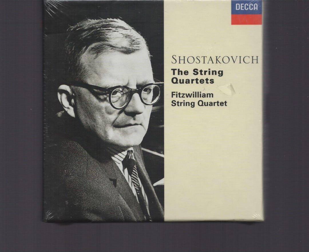 Shostakovich : the String Quartets / Box Set / SEALED / CD / 6 Discs / 1998 - Etsy