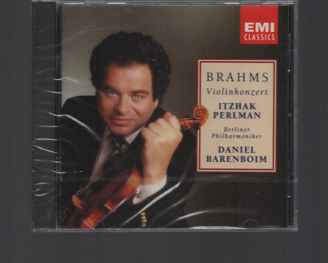 Brahms / CD / Itzhak Perlman / SEALED / Violin Concerto / CD / Berliner Philharmoniker / Daniel ...