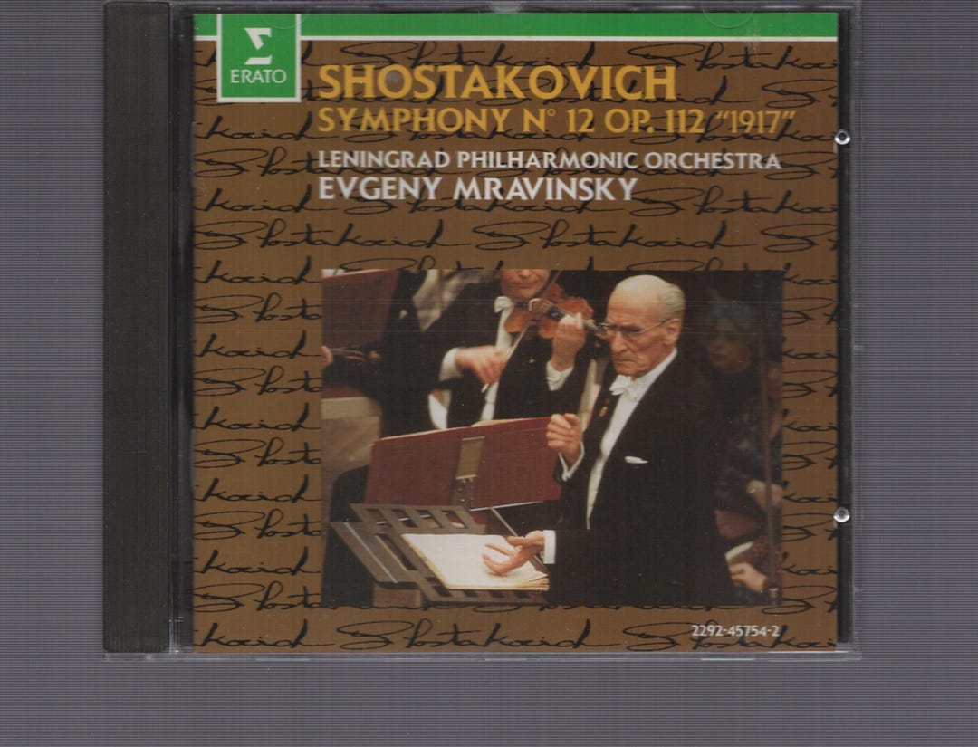 Shostakovich / CD / Evgeny Mravinsky / Symphony No. 12 Op. 112 "1917" / 1992 / Leningrad ...