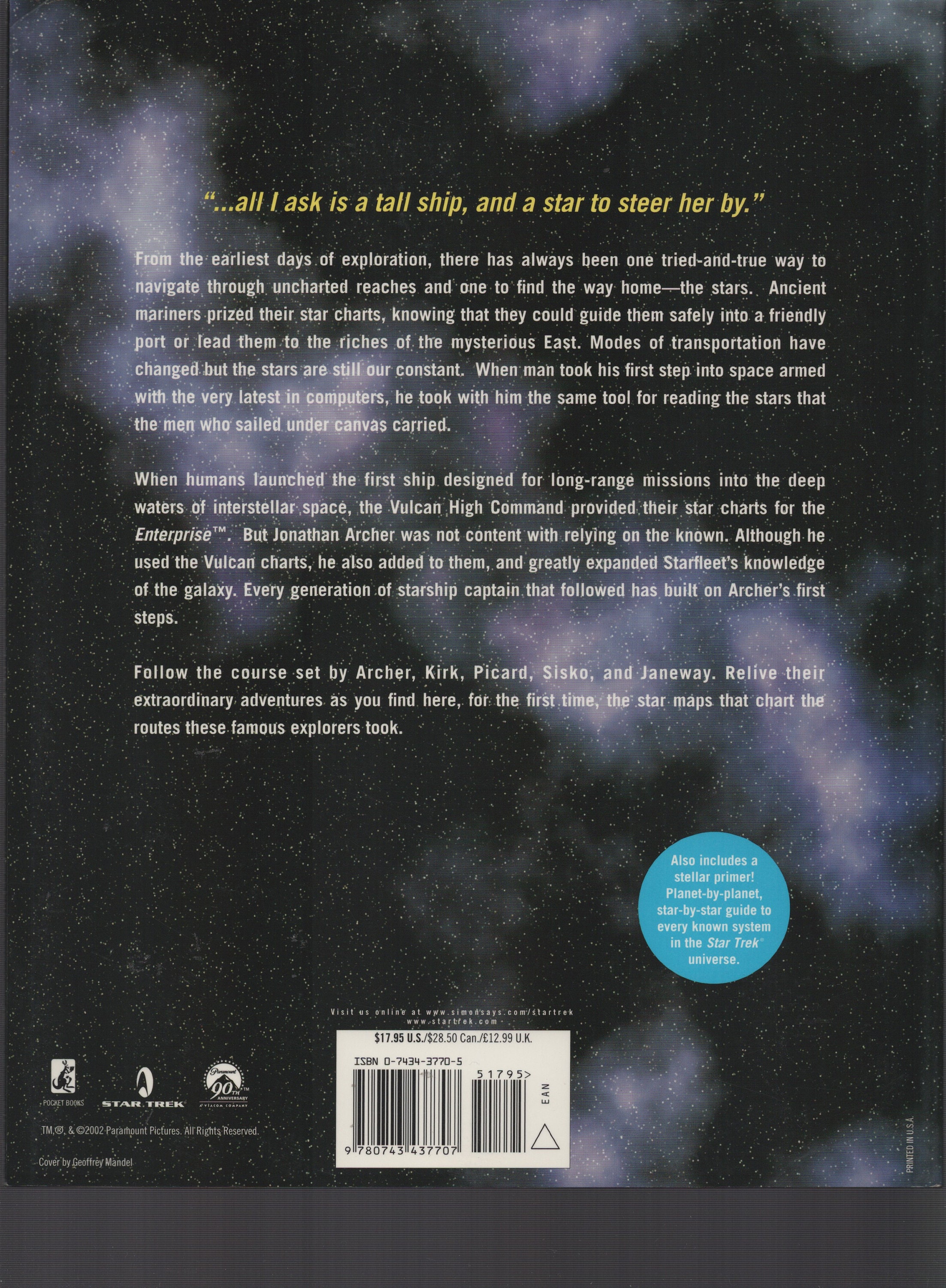 Star Trek : Star Charts / Complete Atlas of Star Trek / Geoffrey Mandel ...