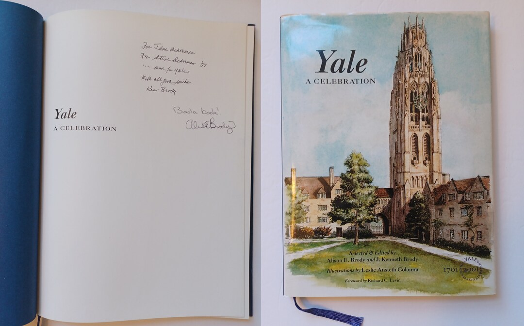 Yale : A Celebration 1701-2001 / SIGNED / Centennial / Hardcover - Etsy