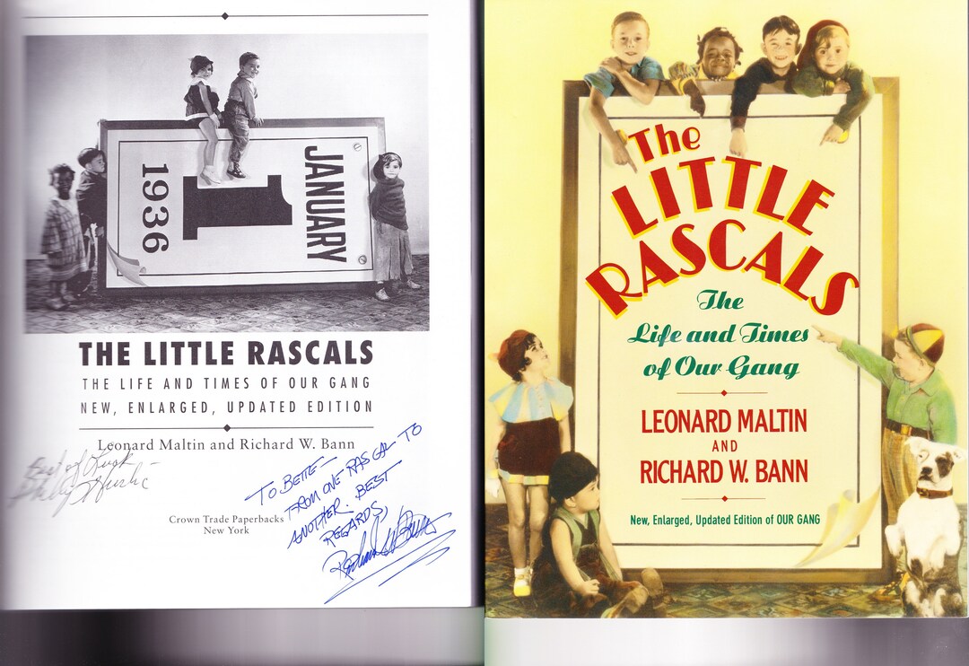 The Little Rascals SIGNED by Richard Bann / Life & Times of Our Gang ...