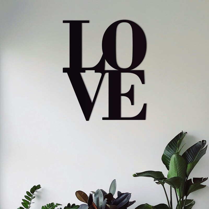Love Metal Sign - Etsy