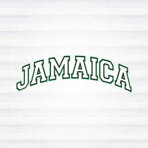 Jamaica Arched Text SVG PNG PDF T-shirt Design Lettering Cricut ...