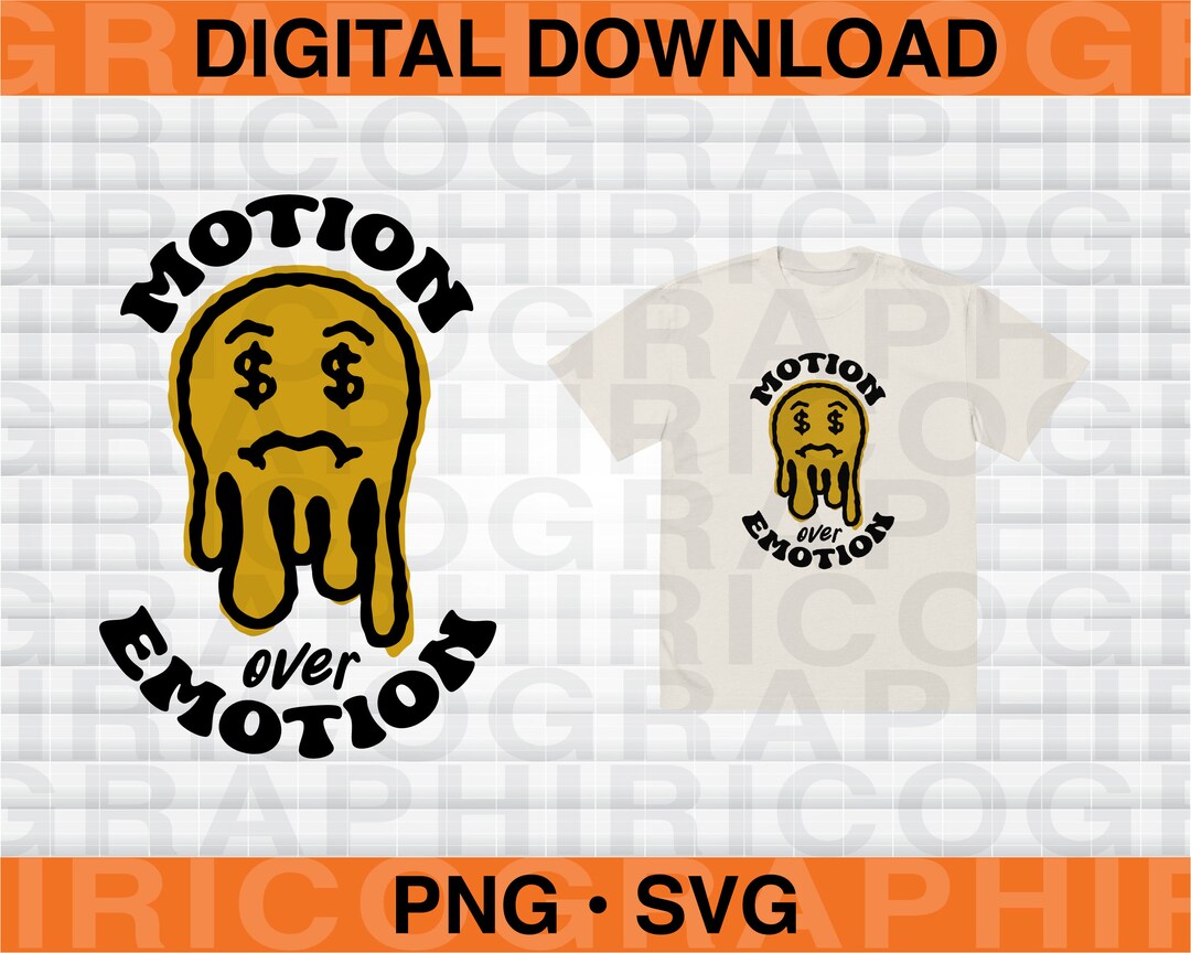Motion Over Emotion PNG SVG Clipart, Melting Emoji Sad Face, Dollar ...