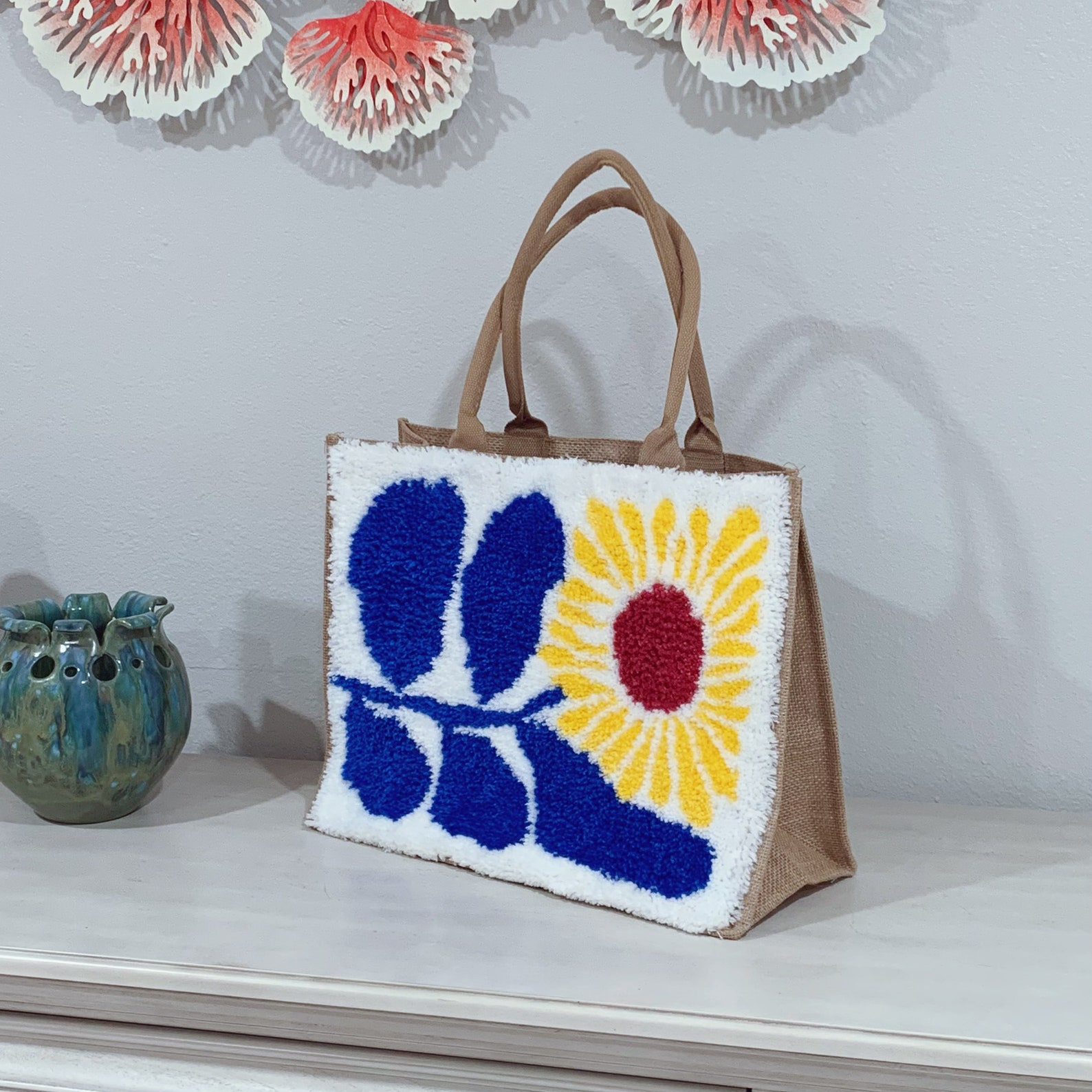 Handmade Tote Bags Fluffy Tote Bags Customized Tufting Bags Fluffy Bags ...