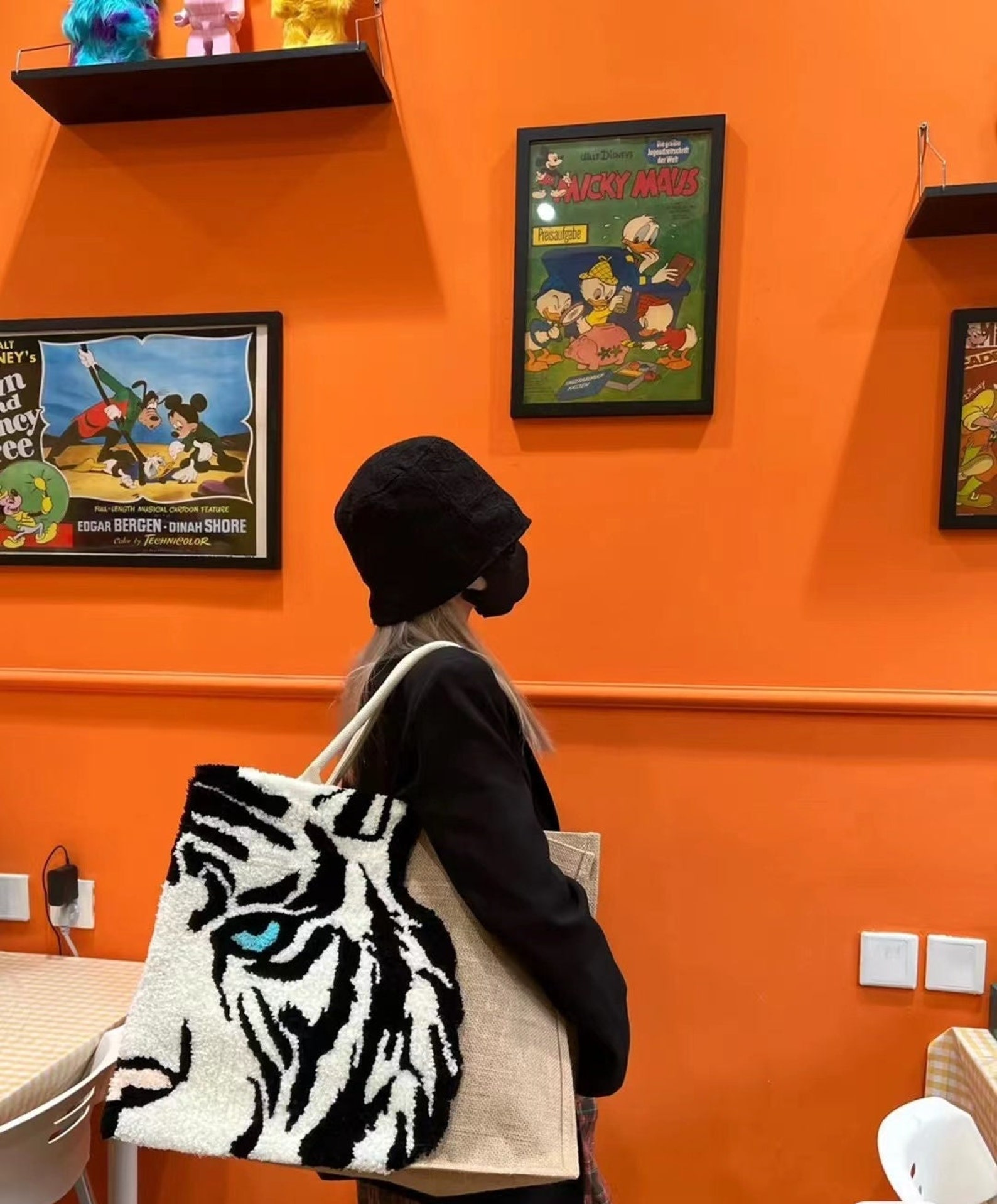 Handmade Tote Bags Fluffy Tote Bags Customized Tufting Bags Fluffy Bags ...