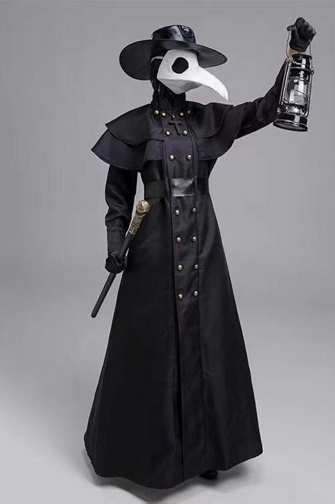 Halloween In Stock Plague Doctor Full Set Costumes 20 Days Etsy
