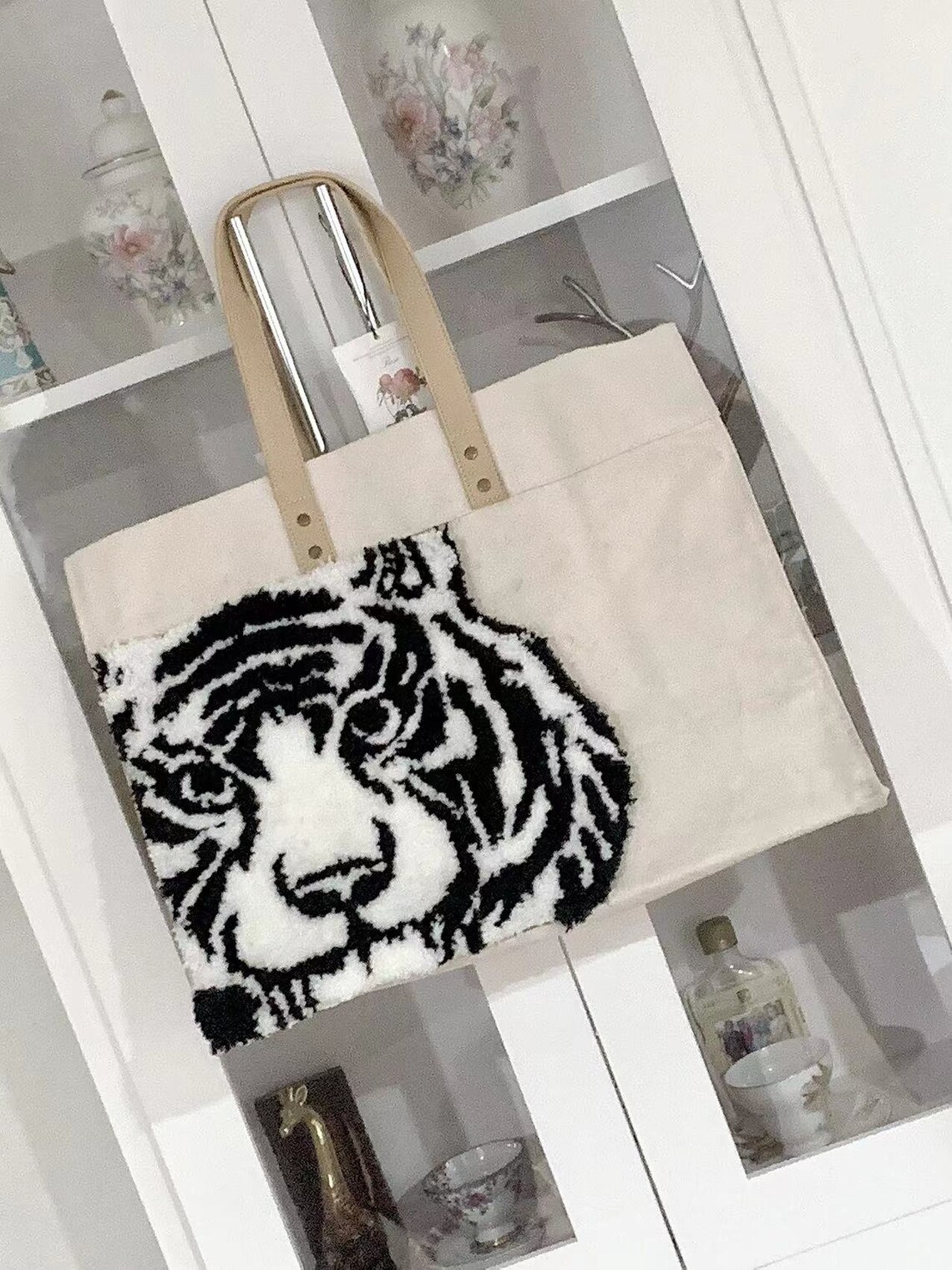 Handmade Tote Bags Fluffy Tote Bags Customized Tufting Bags Fluffy Bags ...