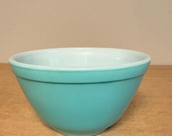 Turquoise Pyrex Mixing Bowl 403 - Etsy