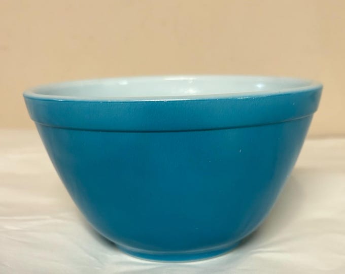 Vintage Pyrex Primary Colors Small Blue Mixing Bowl Early No Numbers - Etsy