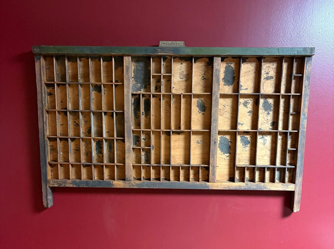 Very Rare Vintage Mackellar Smiths & Jordan Wood Printers Drawer ...