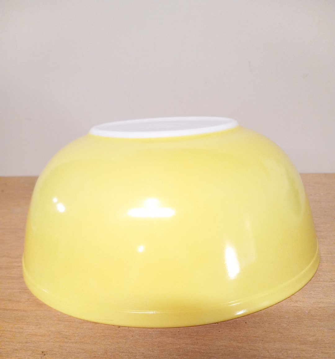 Pyrex Vintage Primary Color Yellow Nesting Bowl 404 - Etsy