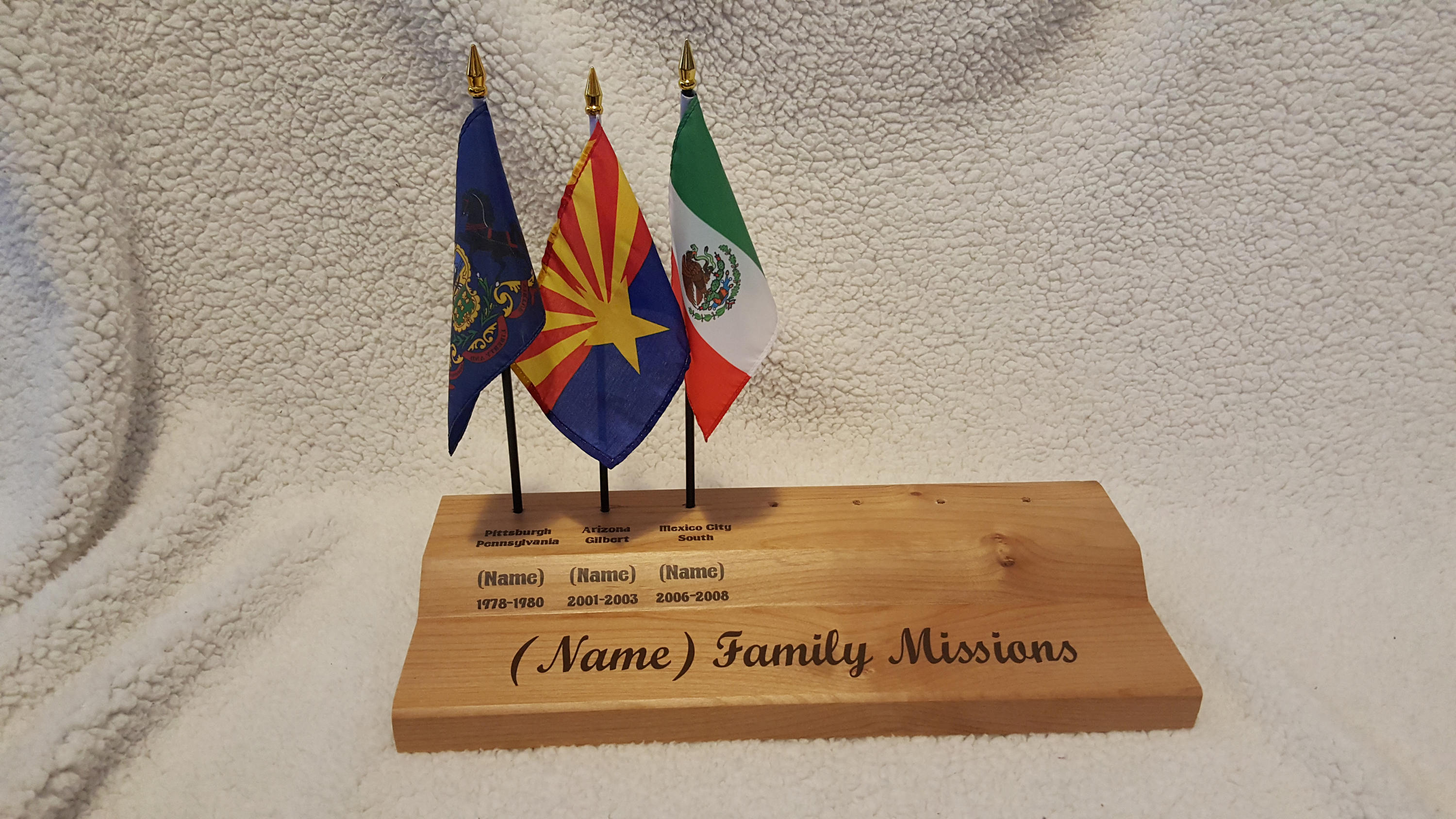 Family Missions Display 9 Positions - Etsy