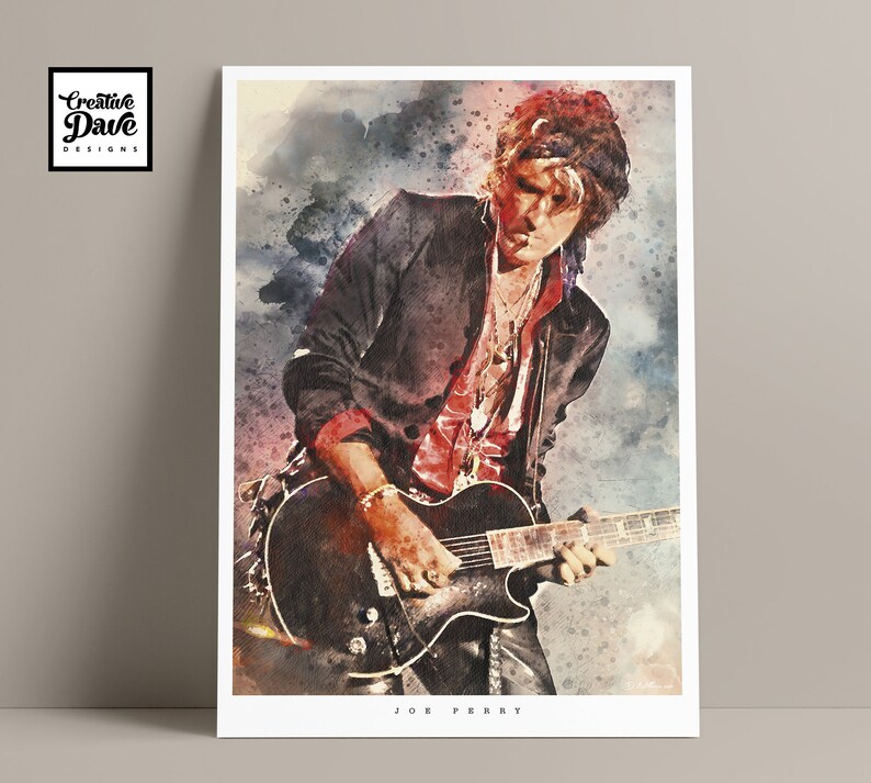 Joe Perry Art Print and Poster - Etsy