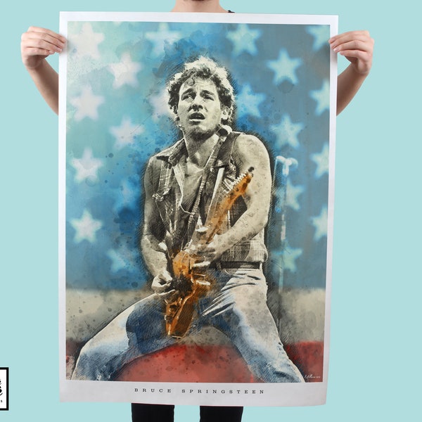 Bruce Springsteen Art - Etsy