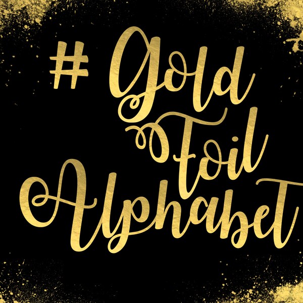 Foil Alphabet - Etsy