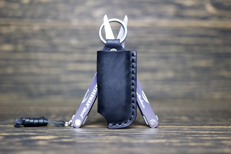 Handmade Leather Scabbard-keychain for Leatherman Micra - EDC Accessory ...