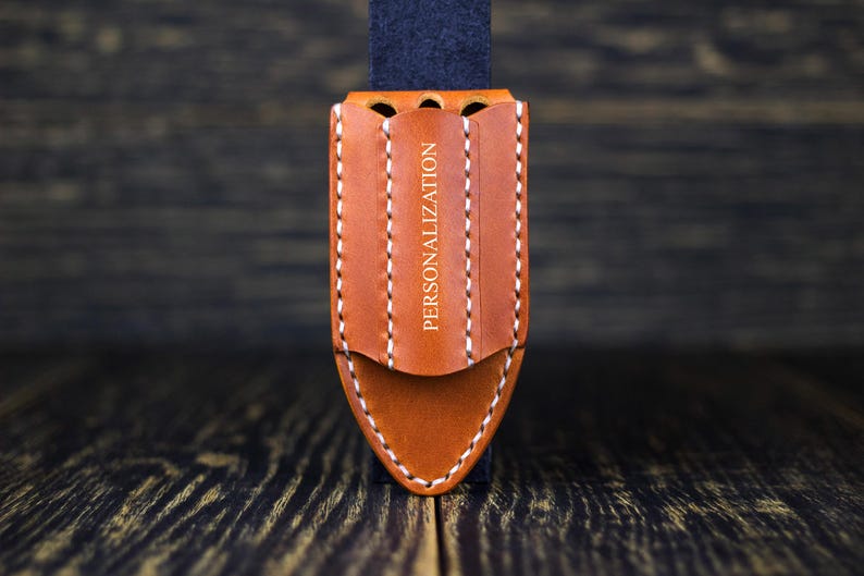 Handmade Leather Knife Sheath Kershaw Leek, (knife Not Sale ...