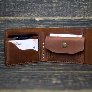 Wallet With Postage Stamp Image Russian Warship Go Fk Leather Coin ...